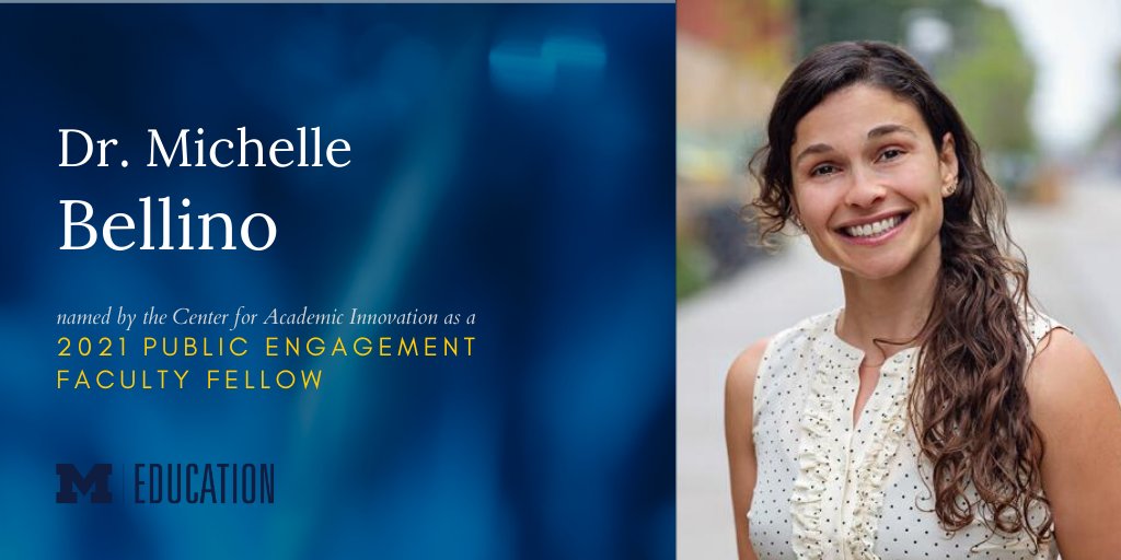 Michelle Bellino chosen for Public Engagement Faculty Fellowship ...
