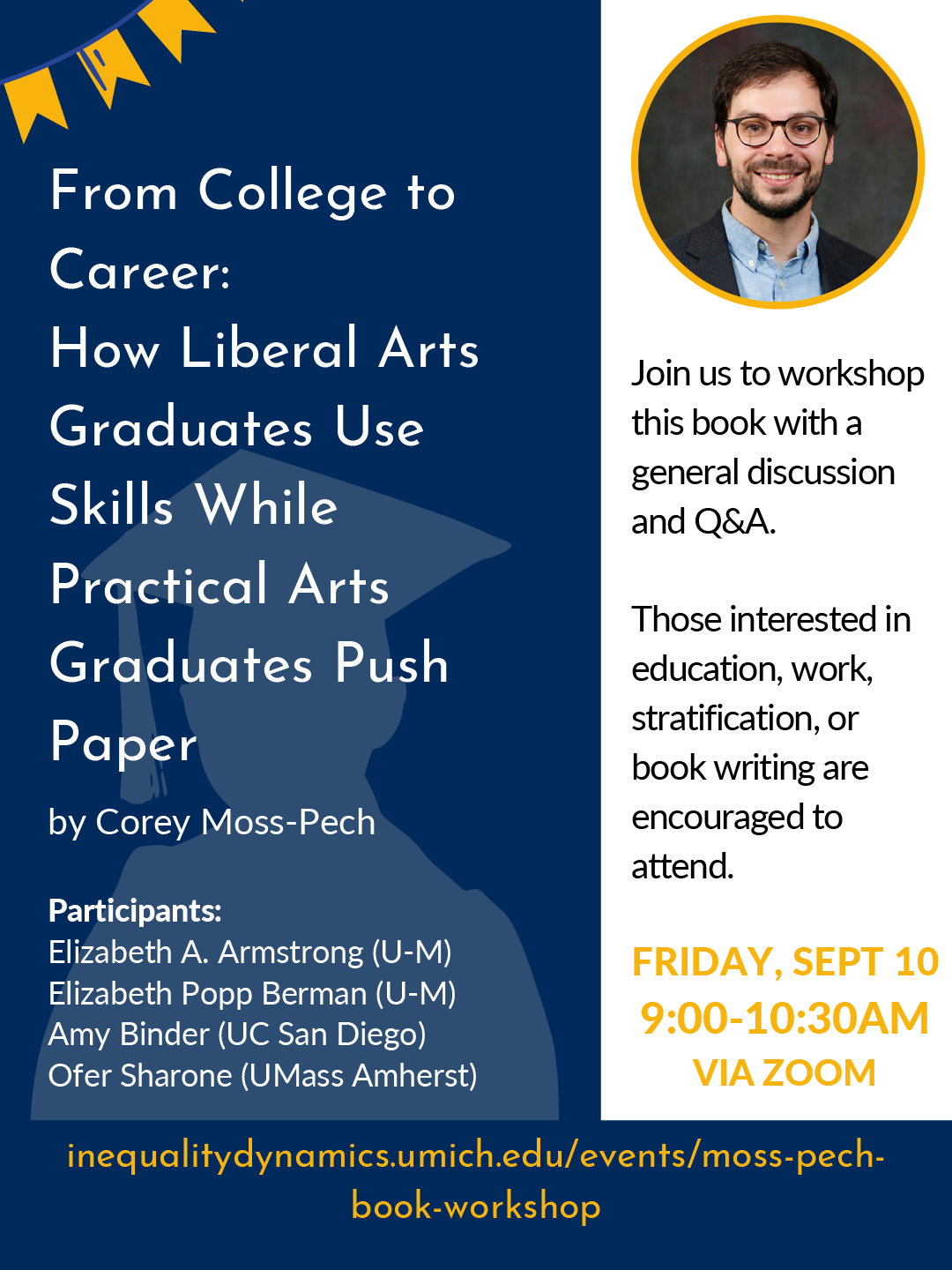 College To Career Corey Moss-Pech 10-10 | University of Michigan Marsal ...