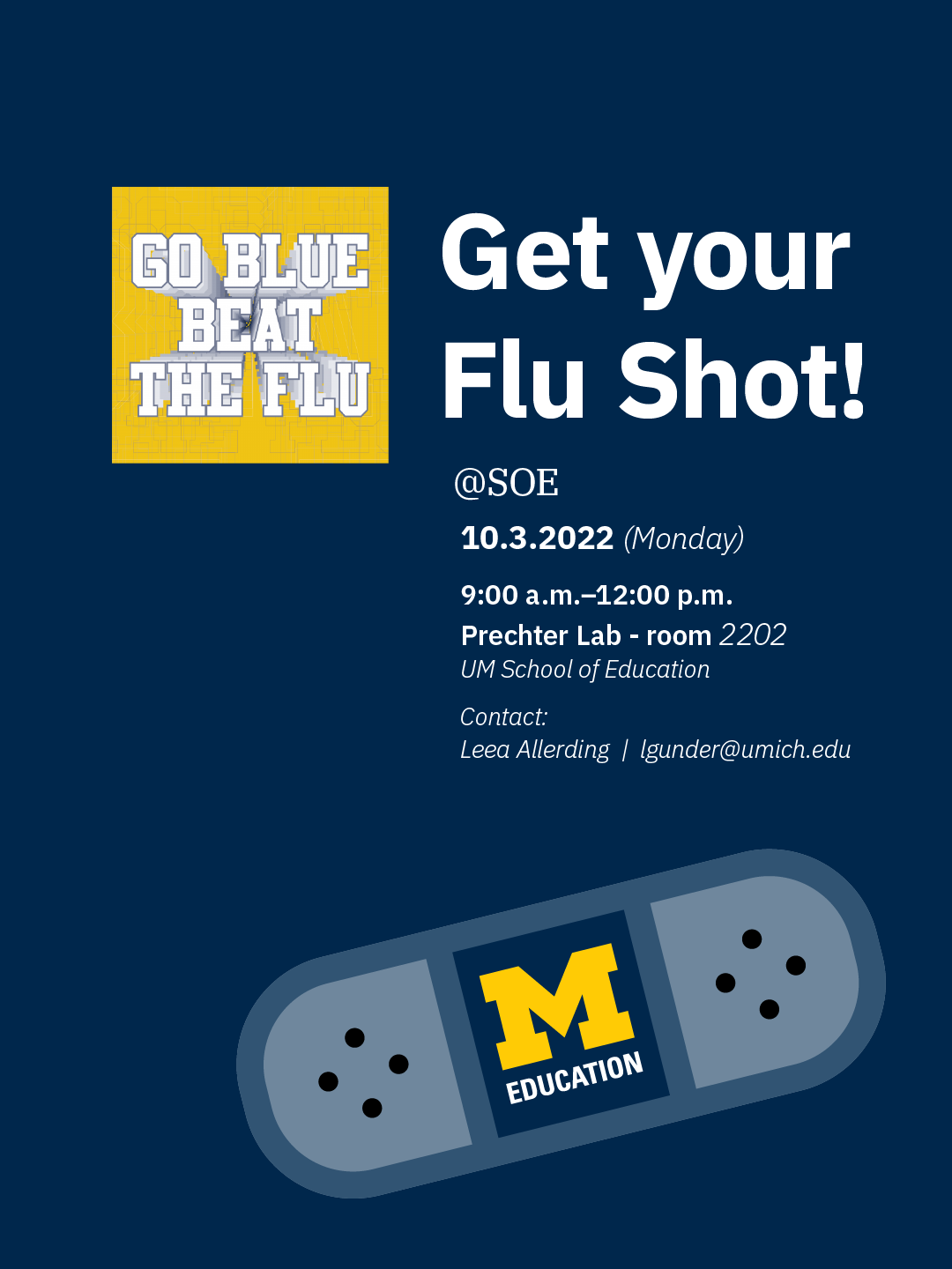 Flu Shot - 10-3-12 | University of Michigan Marsal Family School of ...