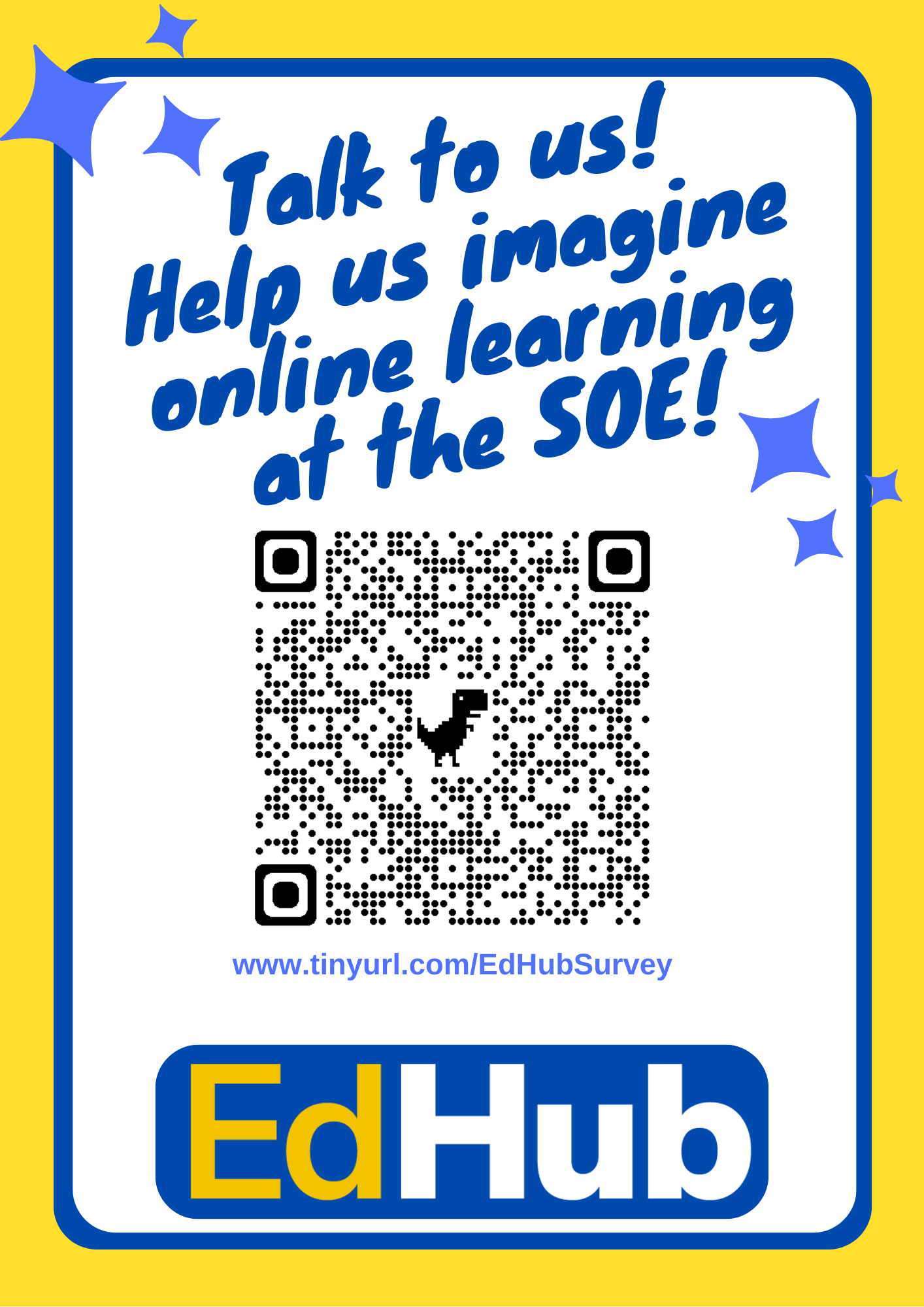 ED HUB QR CODE update | University of Michigan Marsal Family School of ...