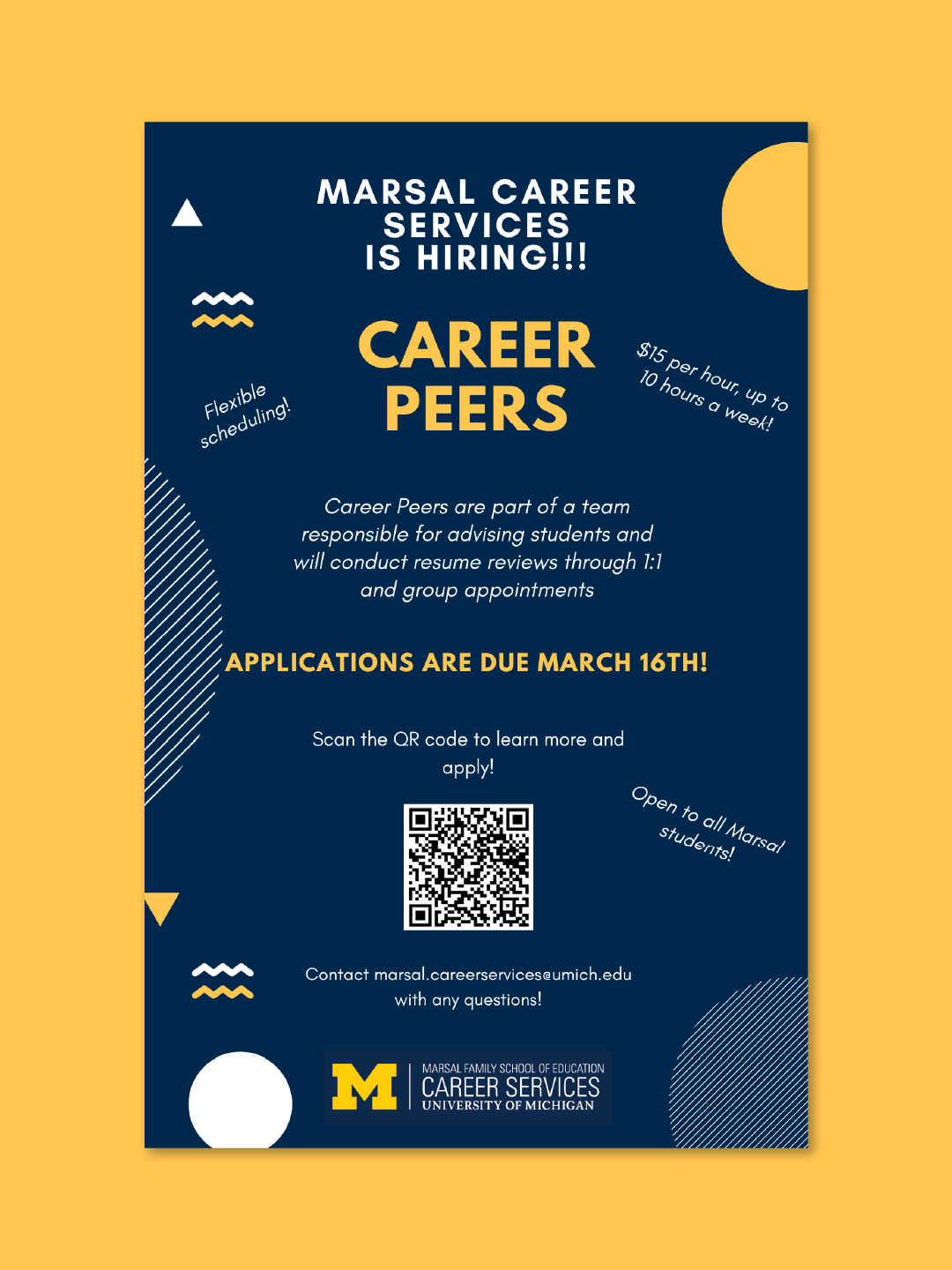 Marsal Career Services, Hiring | University of Michigan Marsal Family ...
